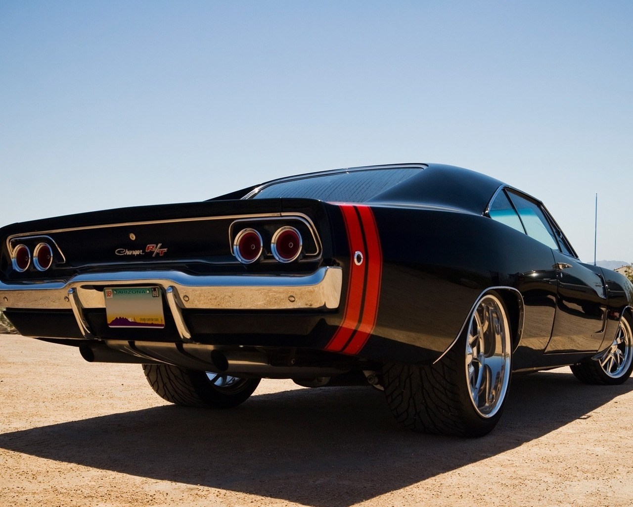 1970 Dodge Charger Rear (#2392860) - HD Wallpaper & Backgrounds Download
