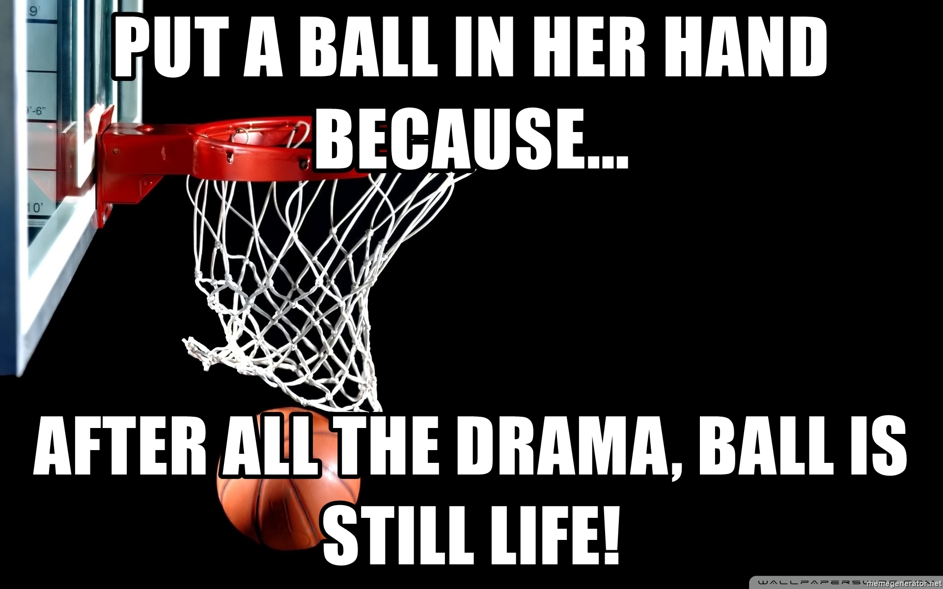 Basketball For Life - Slam Dunk (#245251) - HD Wallpaper & Backgrounds ...