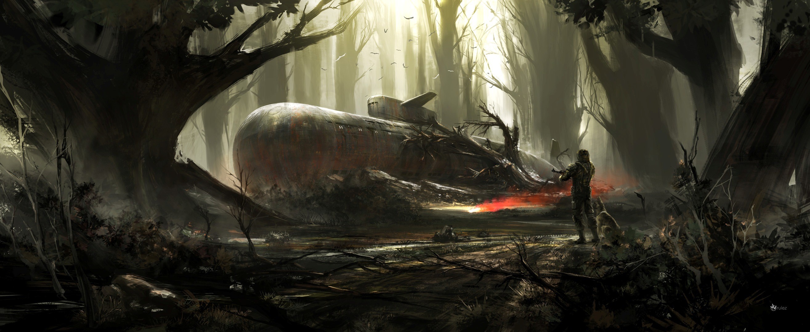 Fallout Forest (#2413490) - HD Wallpaper & Backgrounds Download