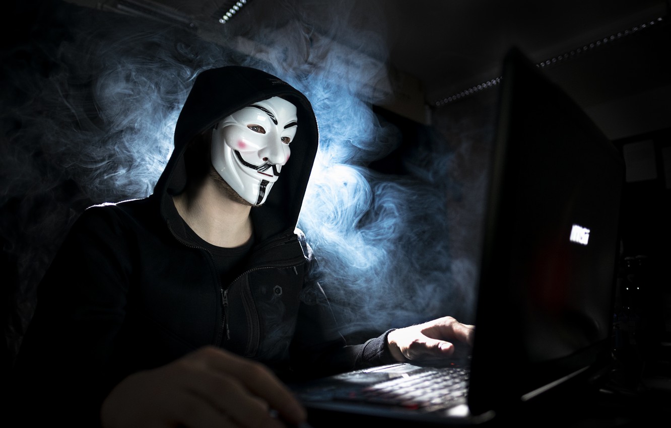 Download Photo Wallpaper People, Mask, Anonymous - Anonymous Wallpaper ...