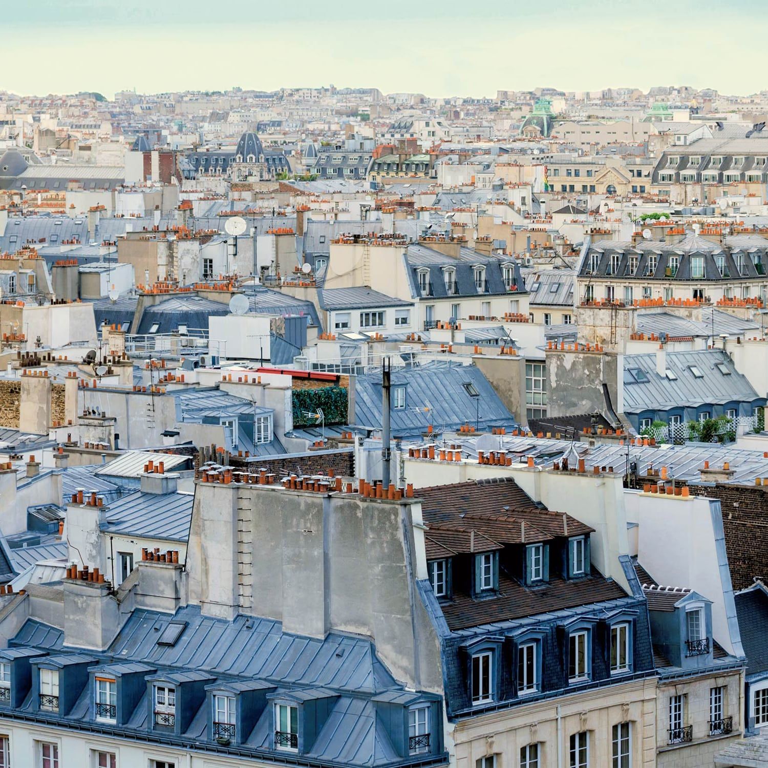 Rooftop Of Paris Wallpaper - Papier Peint Toits De Paris (#2434313 ...
