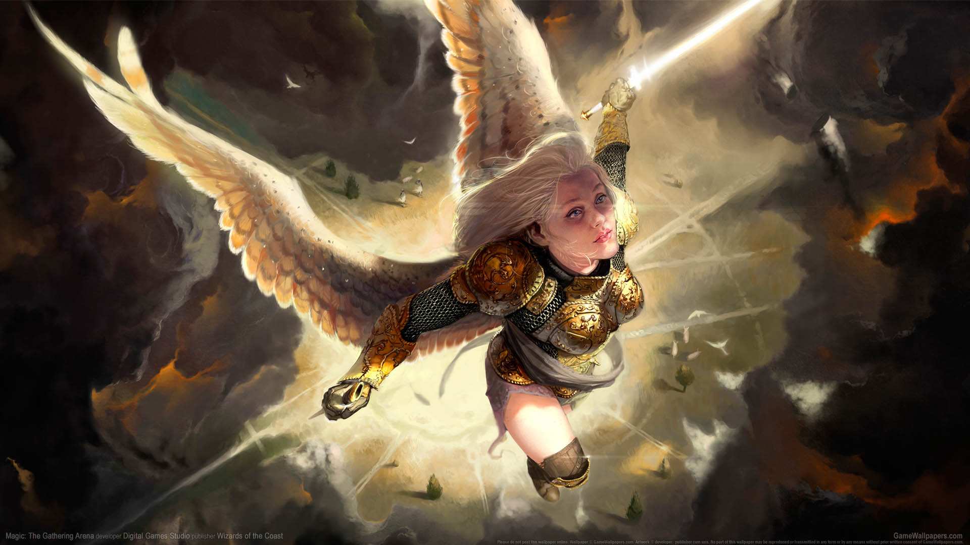 White Legendary Angels Mtg (#2435919) - HD Wallpaper & Backgrounds Download