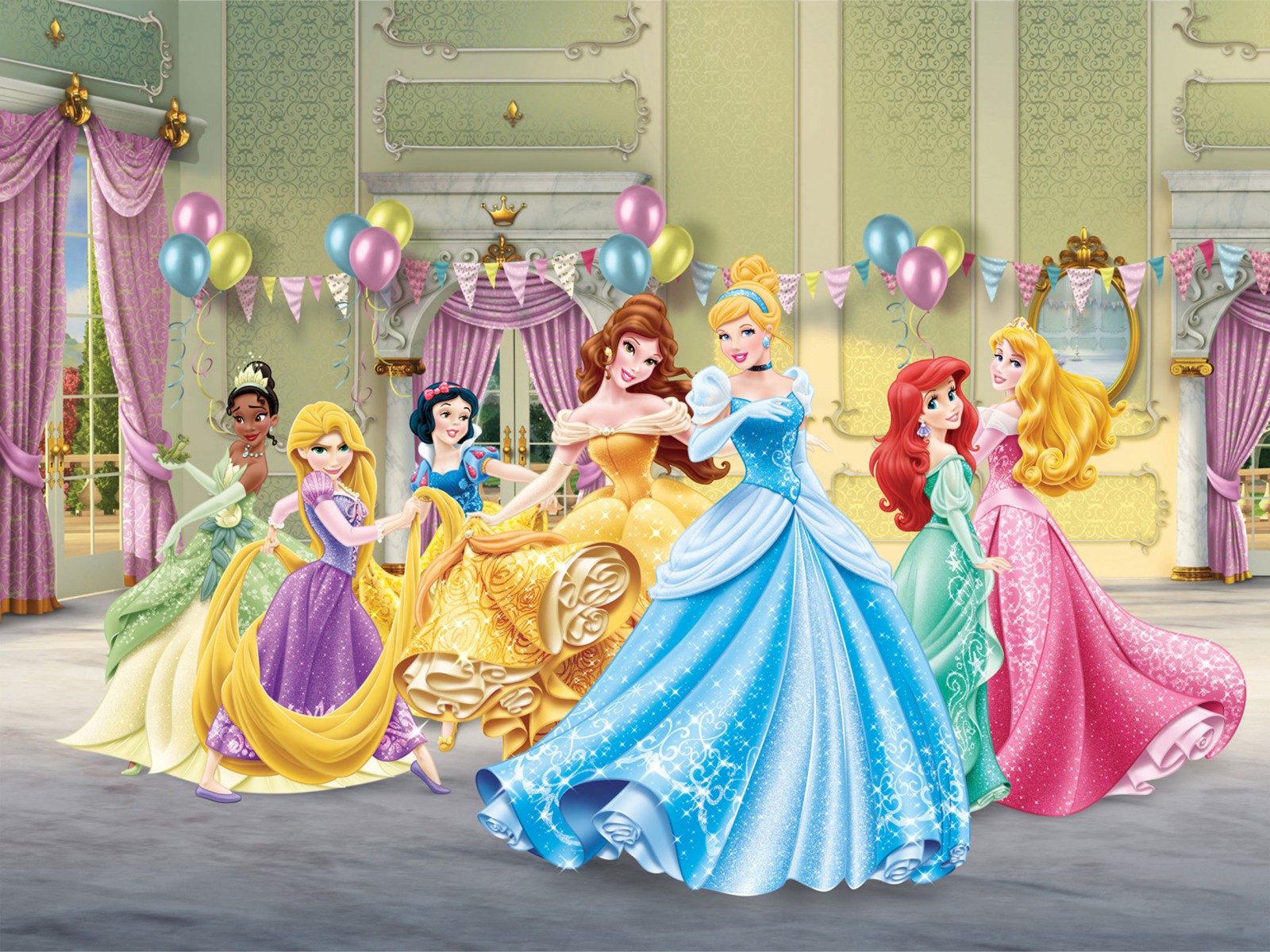 Birthday Wallpaper Disney Princess (#2438358) - HD Wallpaper ...