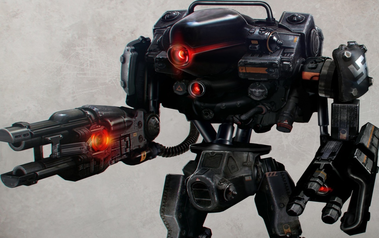 The New Order Robot Wallpapers - Wolfenstein Guard Robot (#2464299 ...