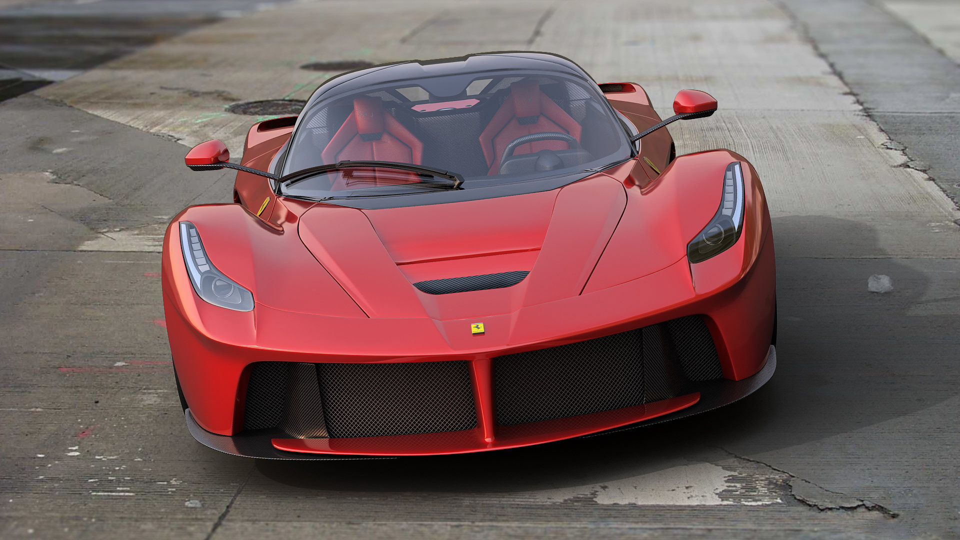 Ferrari Laferrari Red (#253346) - HD Wallpaper & Backgrounds Download