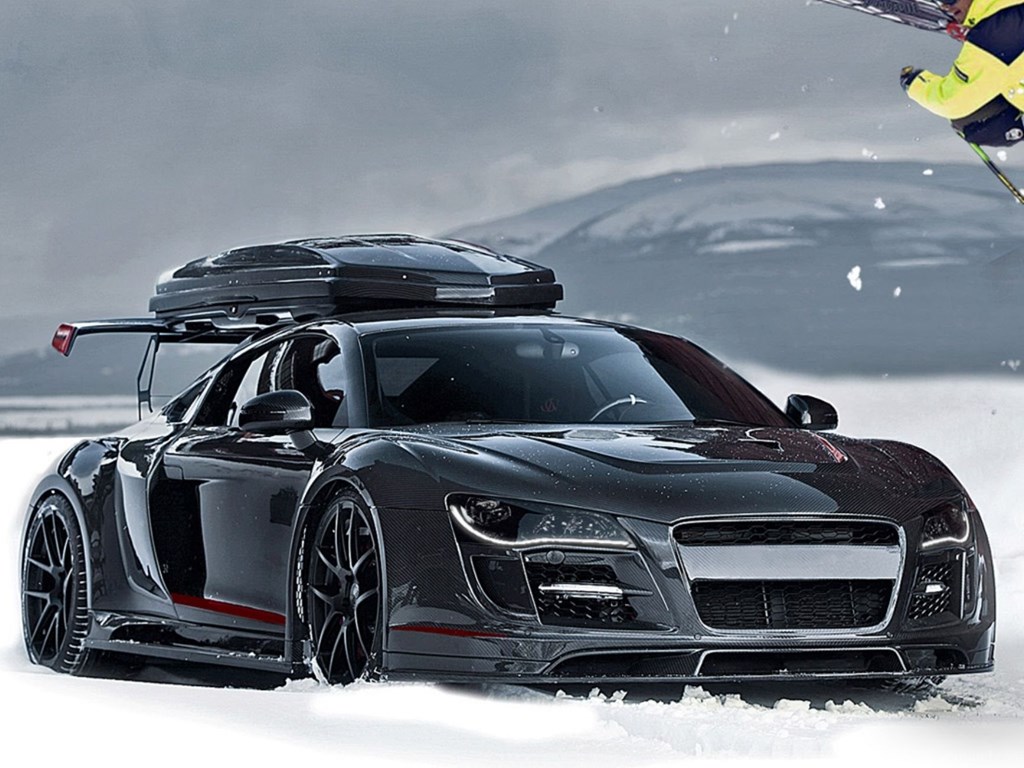 Audi R8 With Roof Box (#255993) - HD Wallpaper & Backgrounds Download