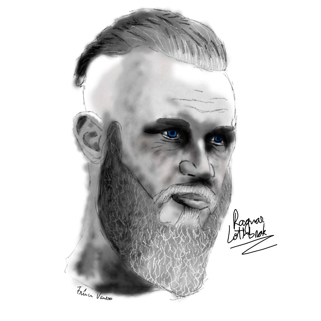 Ragnar Lothbrok Artwork / Edit / Wallpaper - Sketch (#2528664) - HD ...