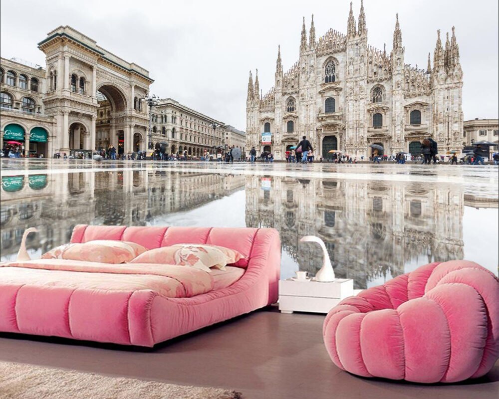 Milano Cathedral Rain (#2568231) - HD Wallpaper & Backgrounds Download