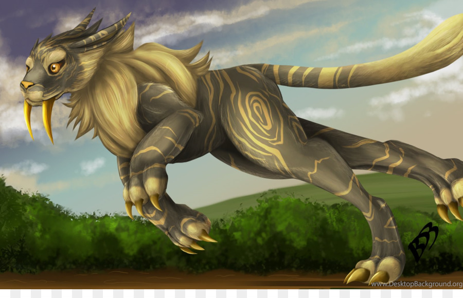 Png - Sabertooth Tiger Fire Sabertooth Drawing (#266976) - HD Wallpaper ...