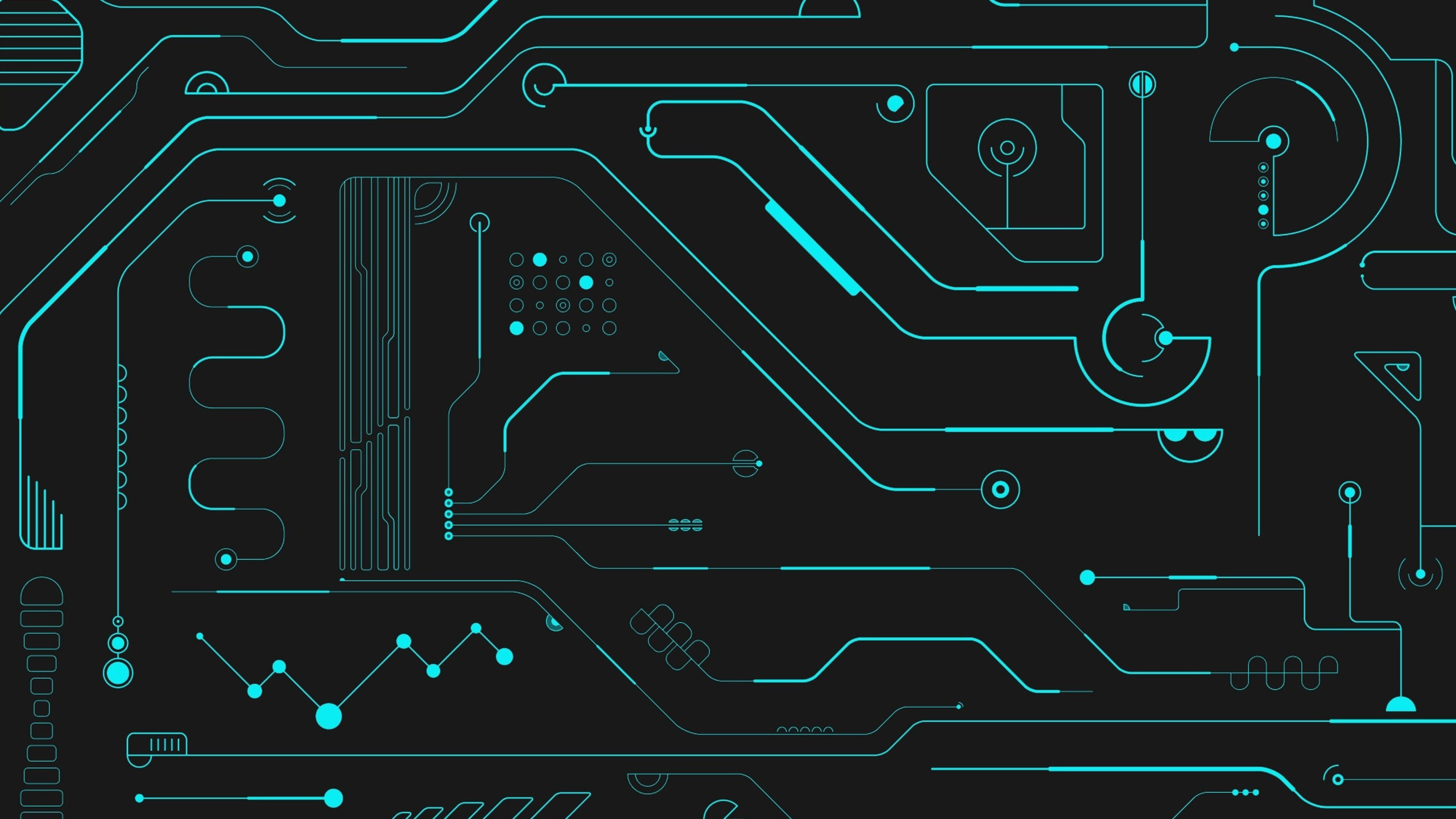 Beautiful - Electronic Circuit (#289365) - HD Wallpaper & Backgrounds ...