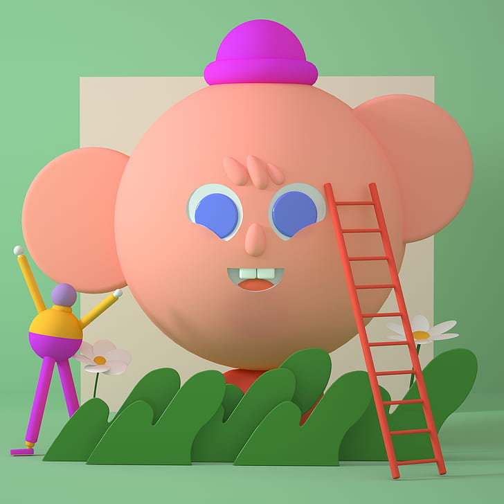 Cinema 4d, Photography, Head, Women, Color Burst, Hd - 4d Wallpaper For ...