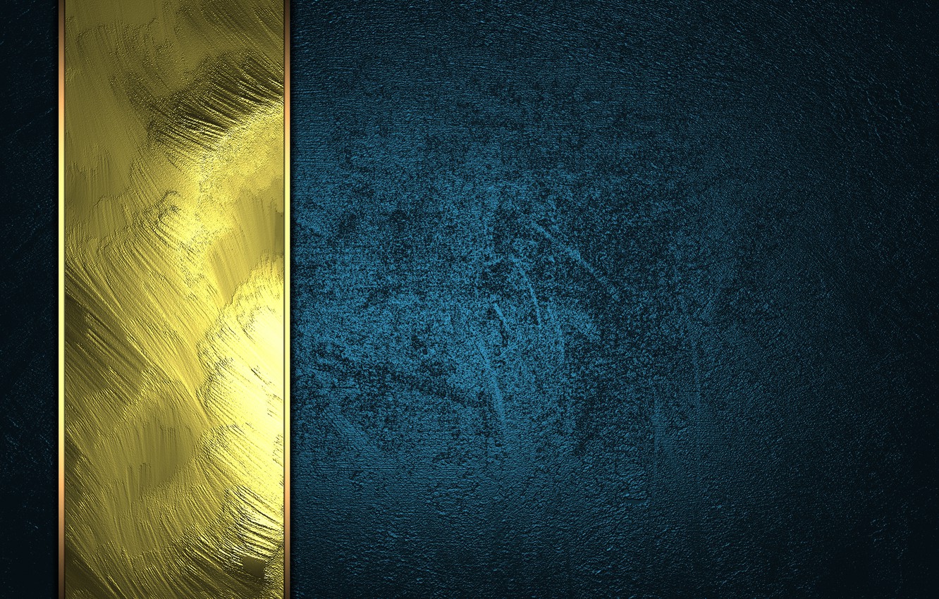 Photo Wallpaper Dark, Golden, Texture, Blue, Background, - Golden And ...