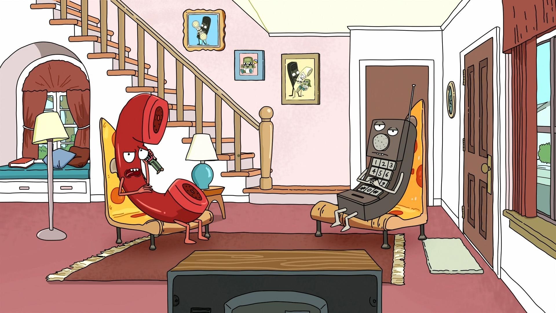 Rick And Morty Telephone (#2873442) - HD Wallpaper & Backgrounds Download