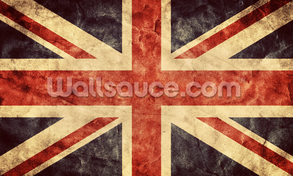Vintage Union Jack Mural Wallpaper - Union Jack High Resolution ...