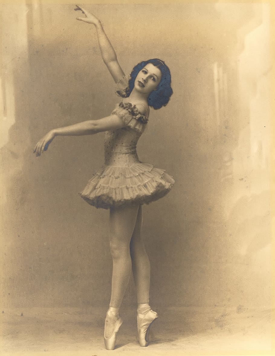 Photo Of Woman Wearing Ballet Dress, Vintage, Retro, - Ballet Vintage ...