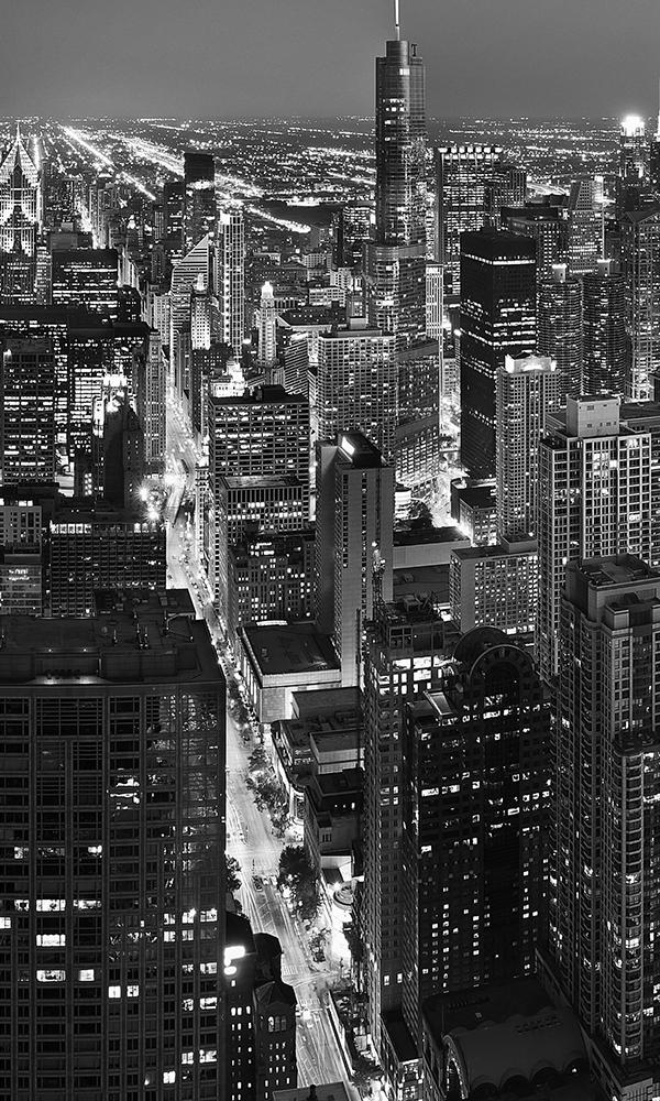 Chicago At Night (#2898524) - HD Wallpaper & Backgrounds Download