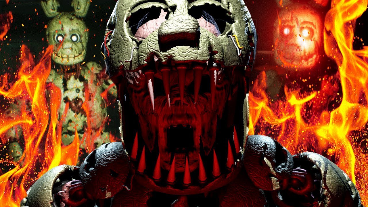 Lighting Springtrap On Fire - Fnaf Michael Afton Spring Trap (#290939 ...