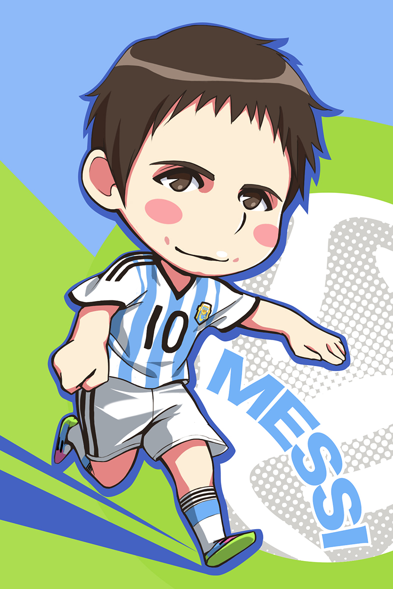 Messi Anime (#2900998) - HD Wallpaper & Backgrounds Download