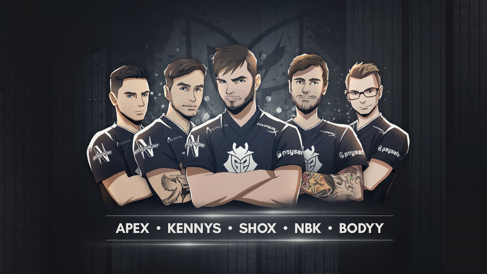 G2 Esports 2017 Csgo Team Wallpaper G2 Esports - G2 Esports Cs Go ...