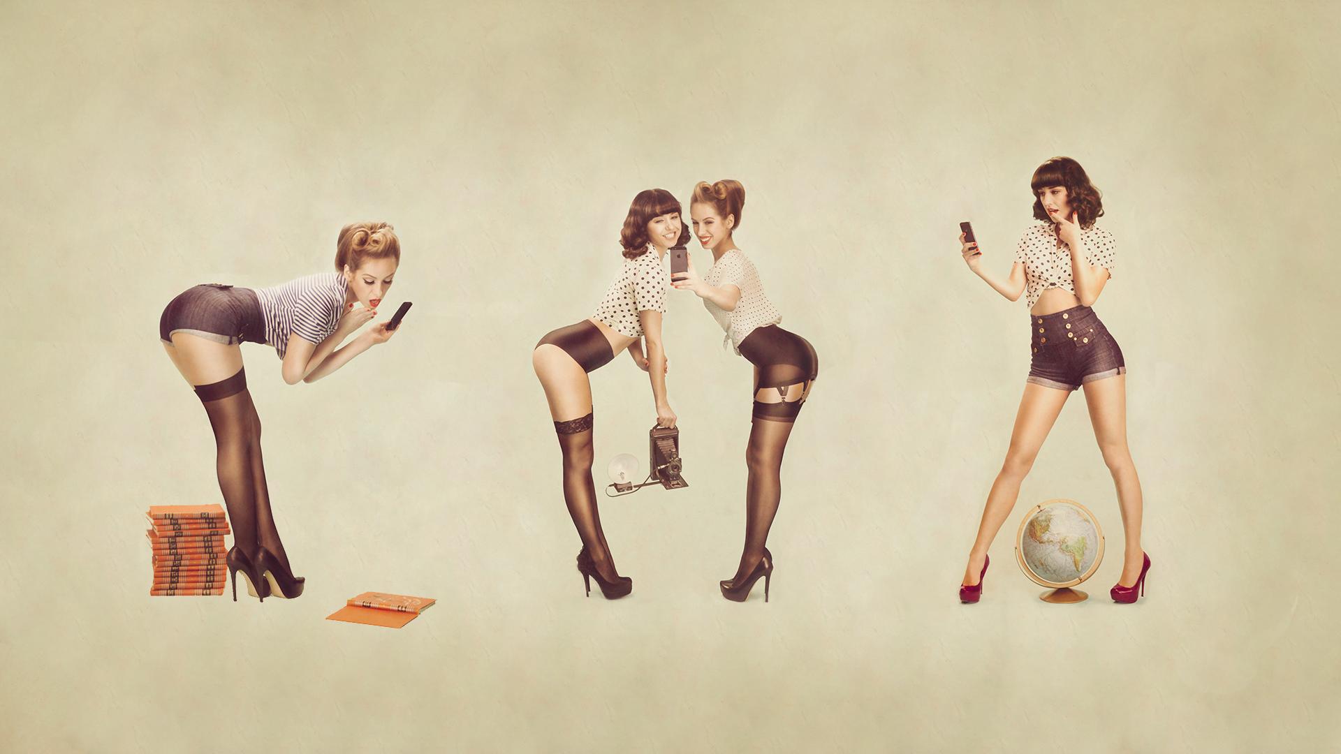 50s Pin Up Girls Wallpapers