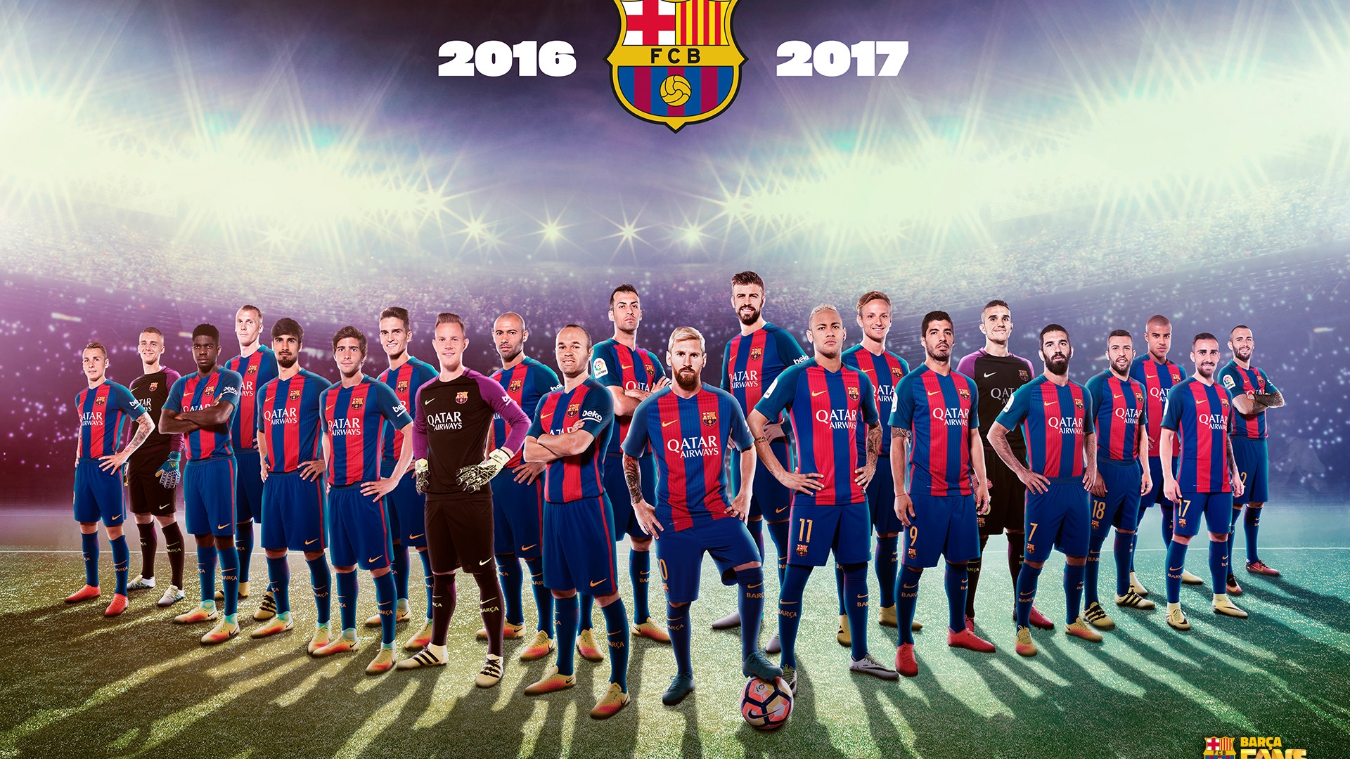 Fc Barcelona Wallpaper 2017 - Fc Barcelona Rakuten (#2906177) - HD ...
