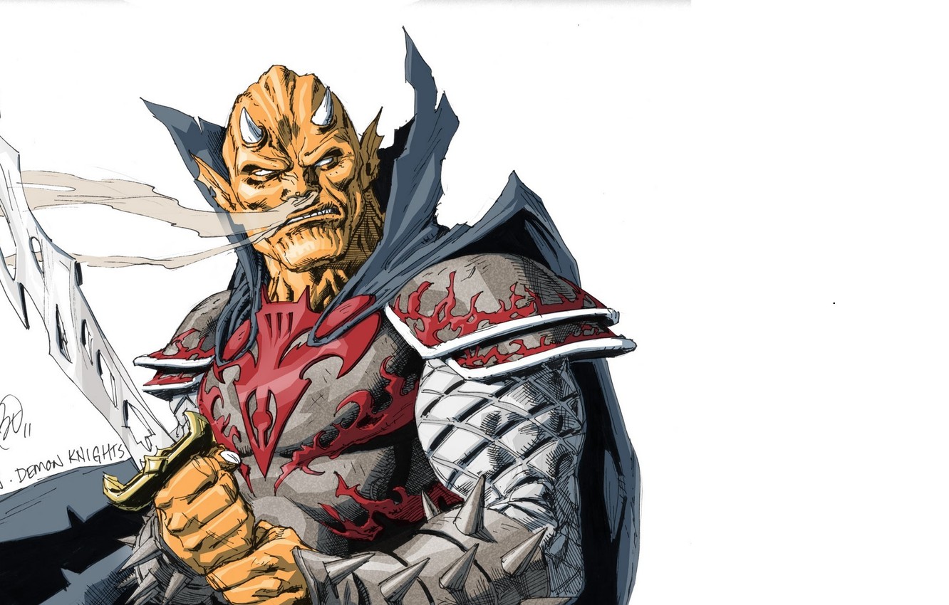 Photo Wallpaper The Demon, Dc Comics, Antihero, Etrigan, - Etrigan Dc ...