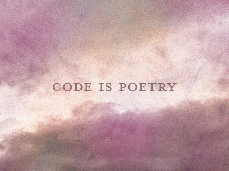 Download Code Is Poetry Desktop Wallpaper Wallpaper On Itl.cat