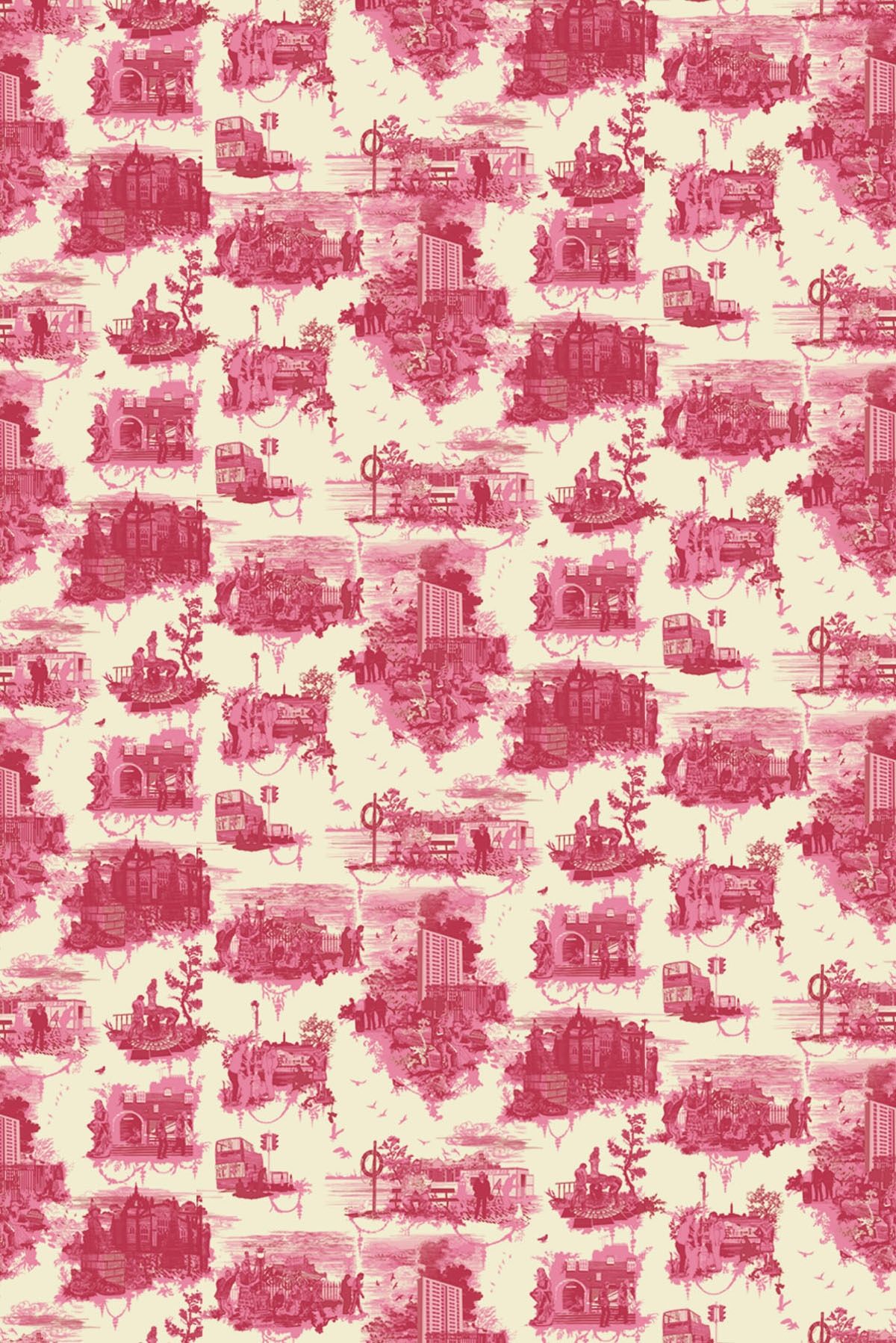 Glasgow Toile Timorous Beasties (#2914013) - HD Wallpaper & Backgrounds ...