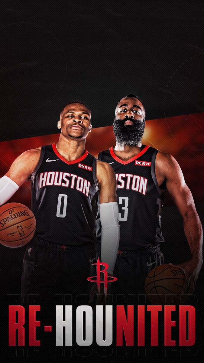 Westbrook And Harden Rockets (#2916838) - HD Wallpaper & Backgrounds ...