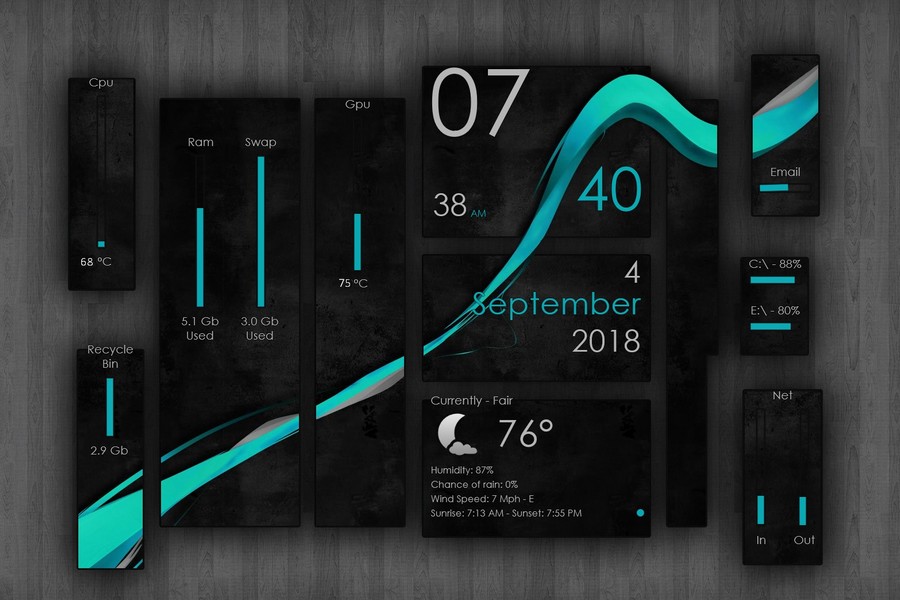 Rainmeter Simple Hidpi Aware