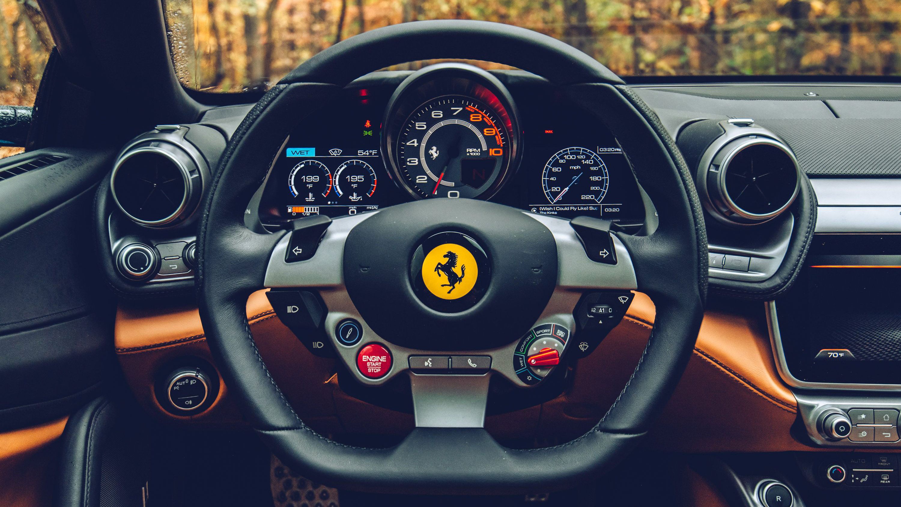 Ferrari Steering Wheel Wallpaper