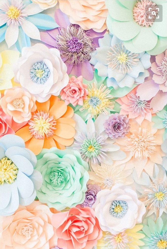 Flowers, Wallpaper, And Pastel Image - Pastel Flower Iphone Background ...