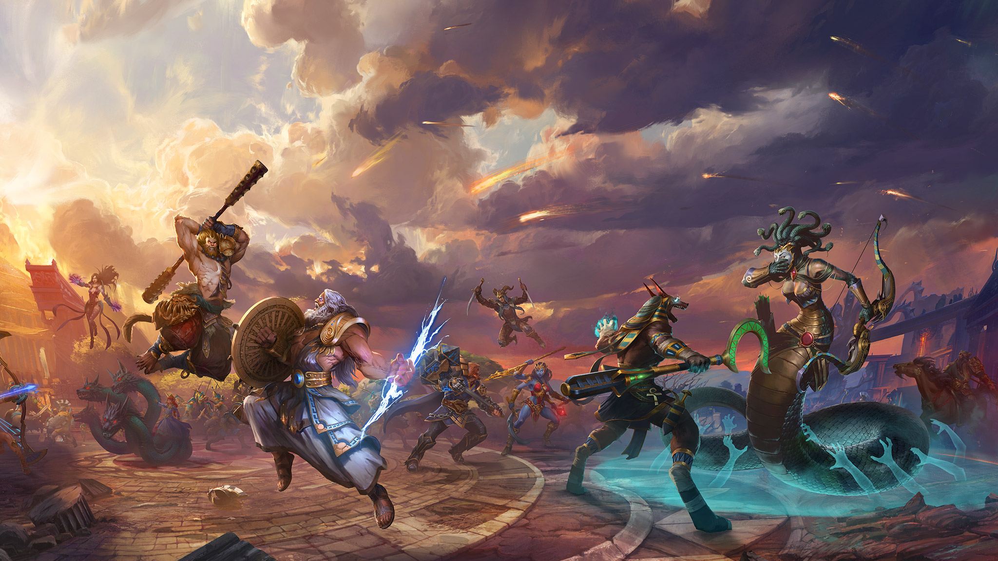 Smite Art (#2924930) - HD Wallpaper & Backgrounds Download