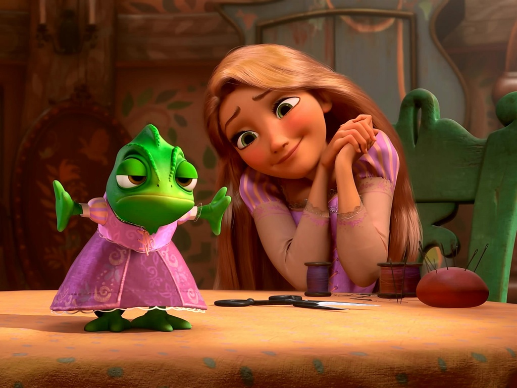 Cute Rapunzel Tangled Movie (#2940194) - HD Wallpaper & Backgrounds ...