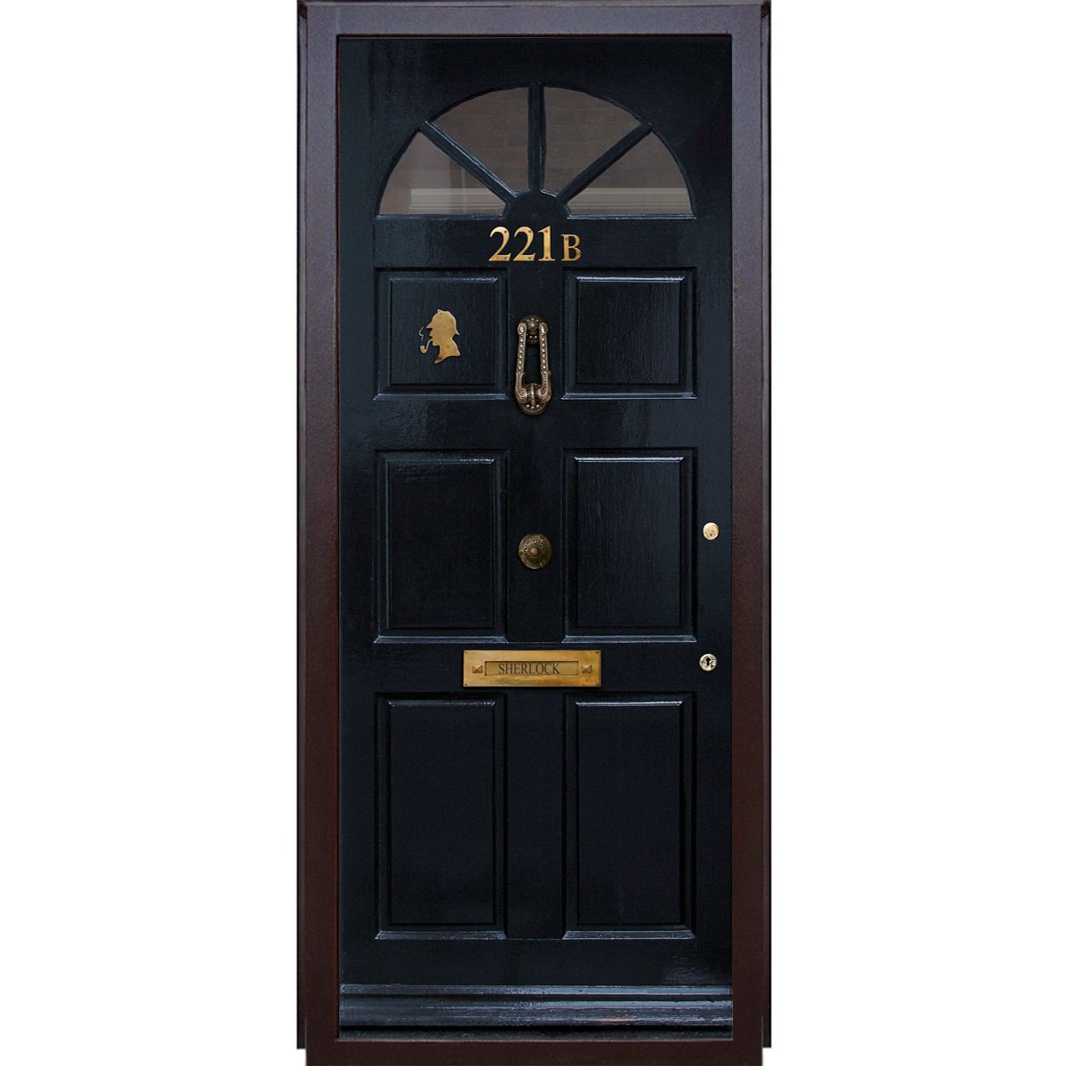 Sherlock 221b, Wallpaper Door Mural Vinyl Sticker - 221b Door (#2958234 ...