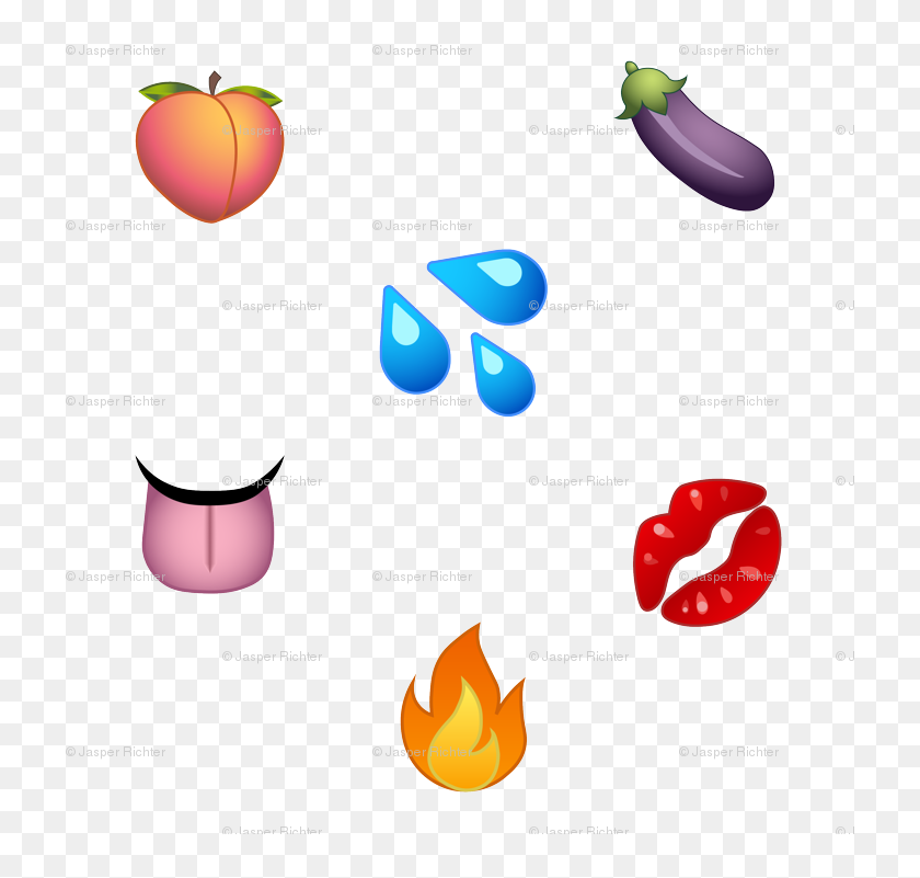Thirst Emojis Sexy Repeating Pattern Wallpaper, Hd - Sexy Emojis ...