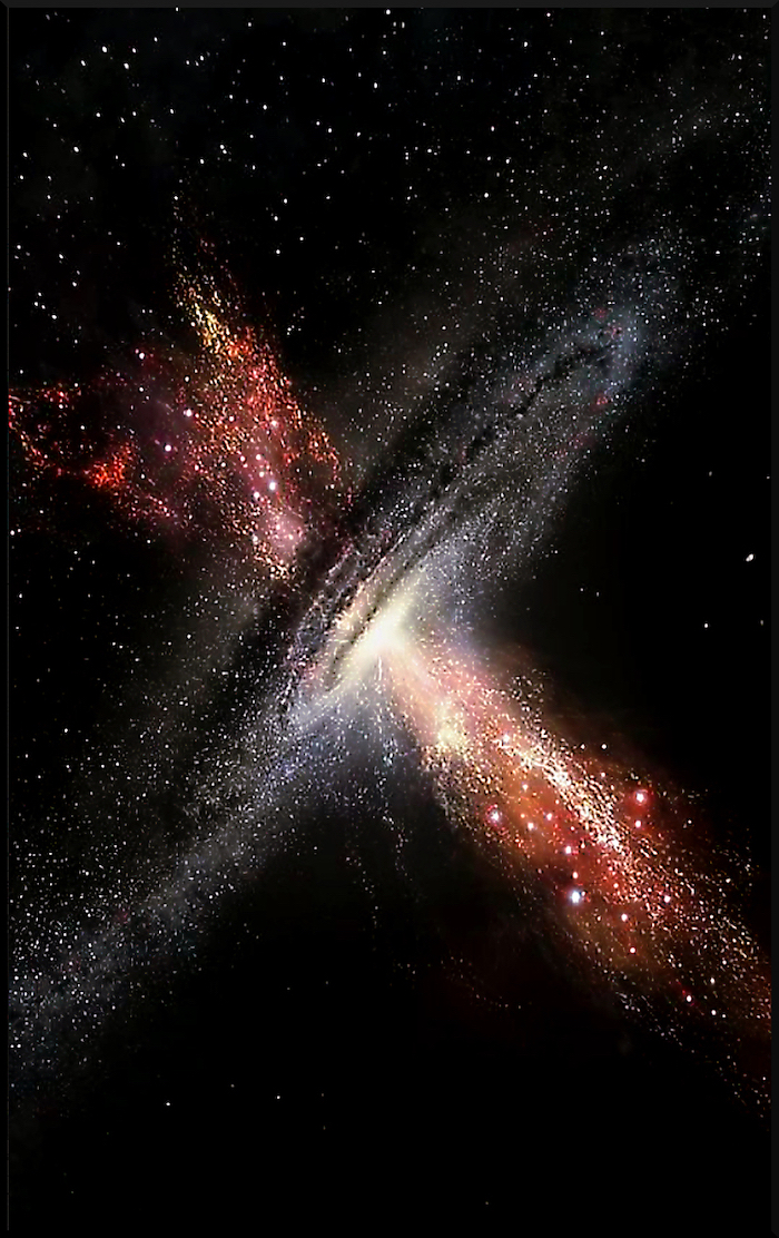 Cool Milky Way Galaxy