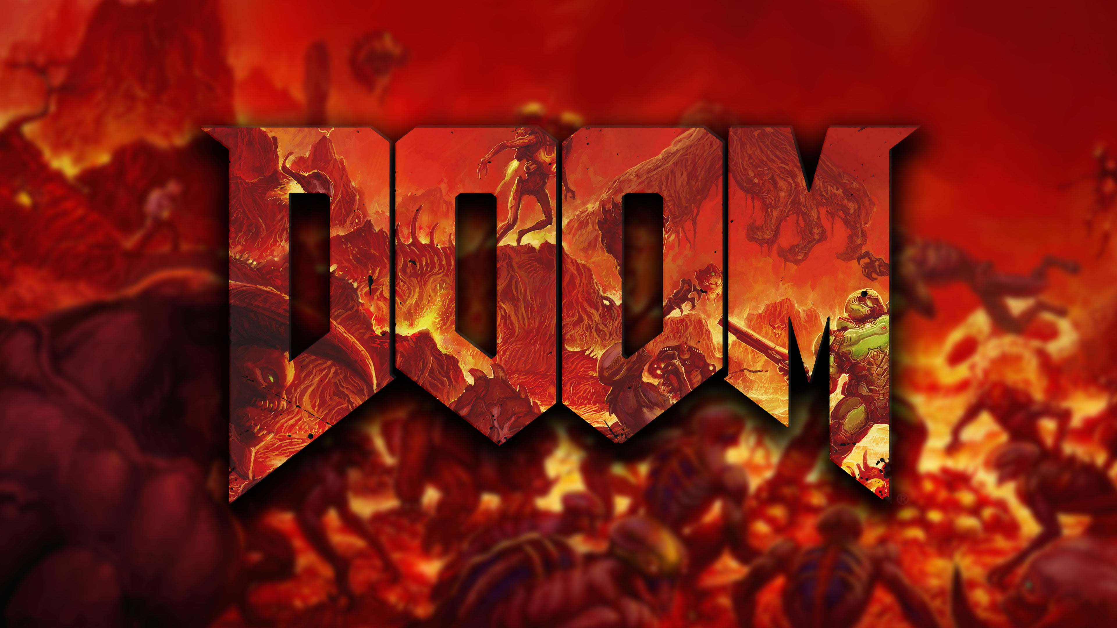 Doom Wallpaper 4k (#2966838) - HD Wallpaper & Backgrounds Download