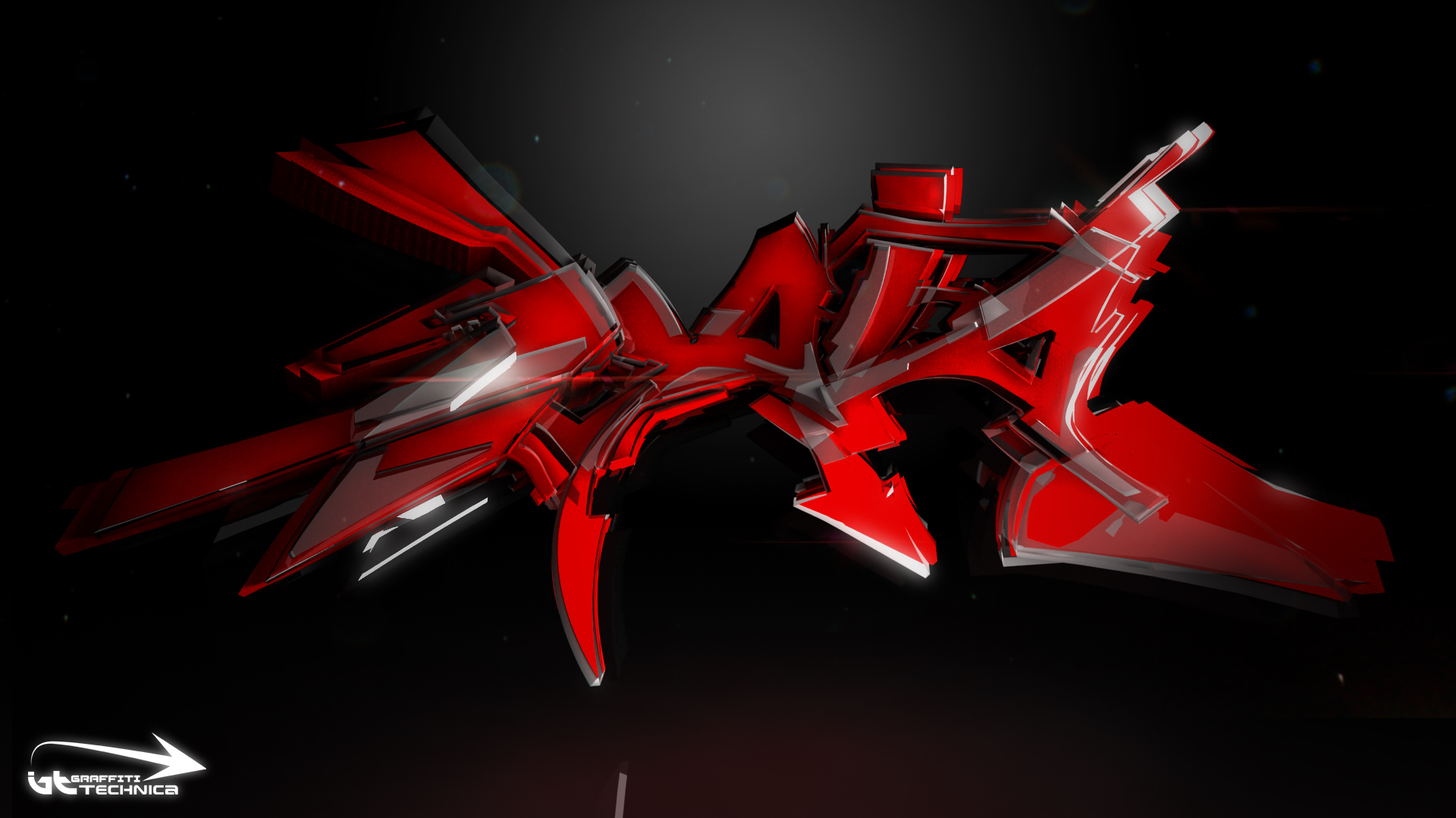 3d Graffiti (#2970383) - HD Wallpaper & Backgrounds Download
