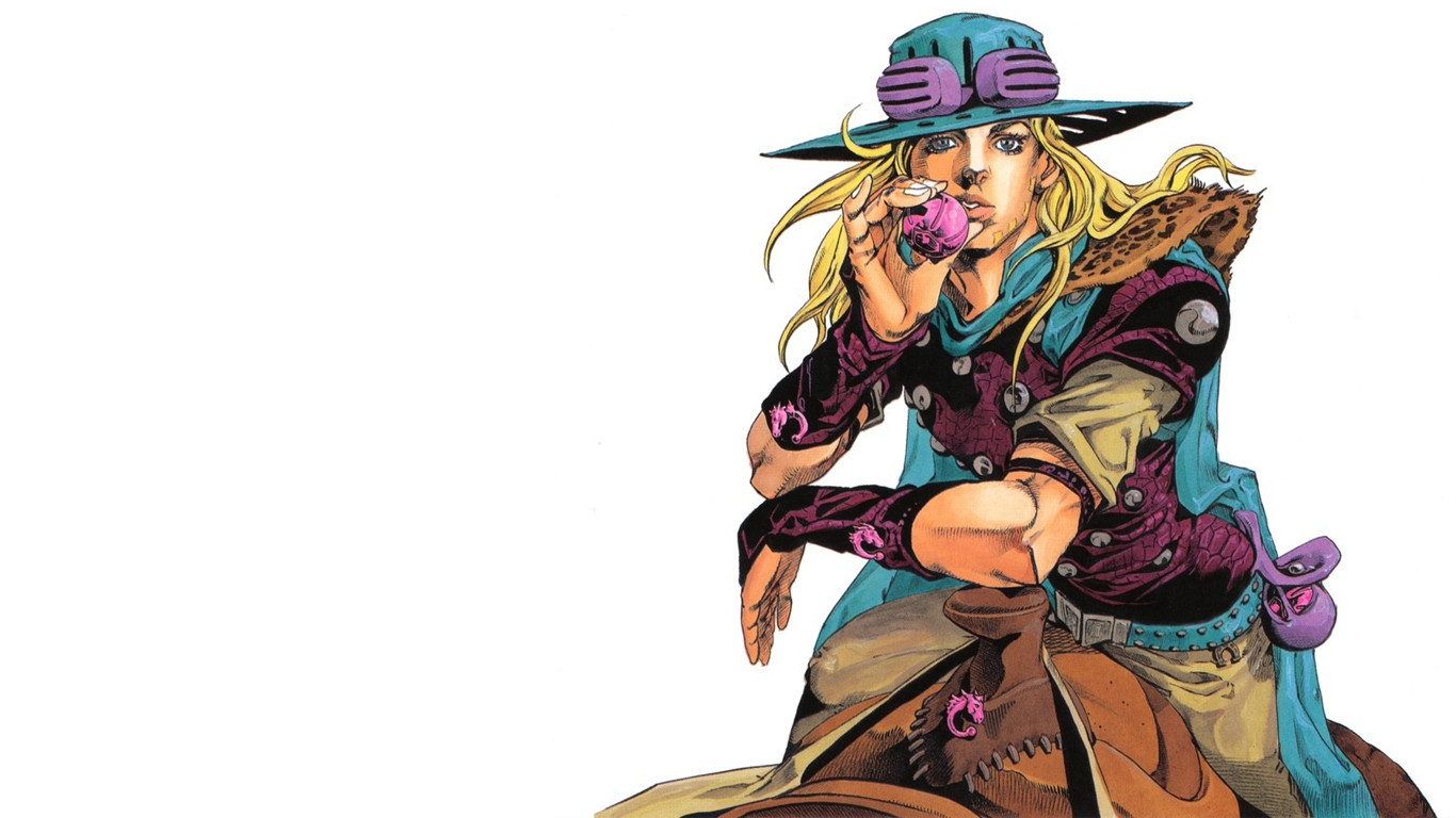Download Jojos Bizarre Adventure Wallpaper - Gyro Zeppeli Pose On Itl.cat