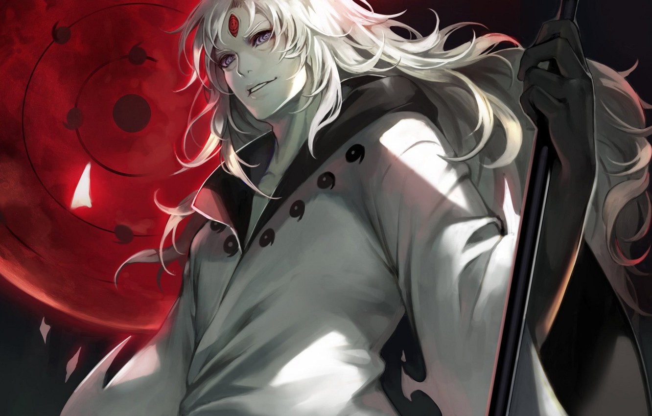 Photo Wallpaper Look, Naruto, Naruto, Madara, Rinnegan - Madara ...