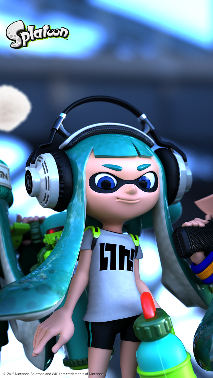 Splatoon Wallpaper Android - Splatoon Inkling Girl Blue (#302534) - HD Wallpaper & Backgrounds ...