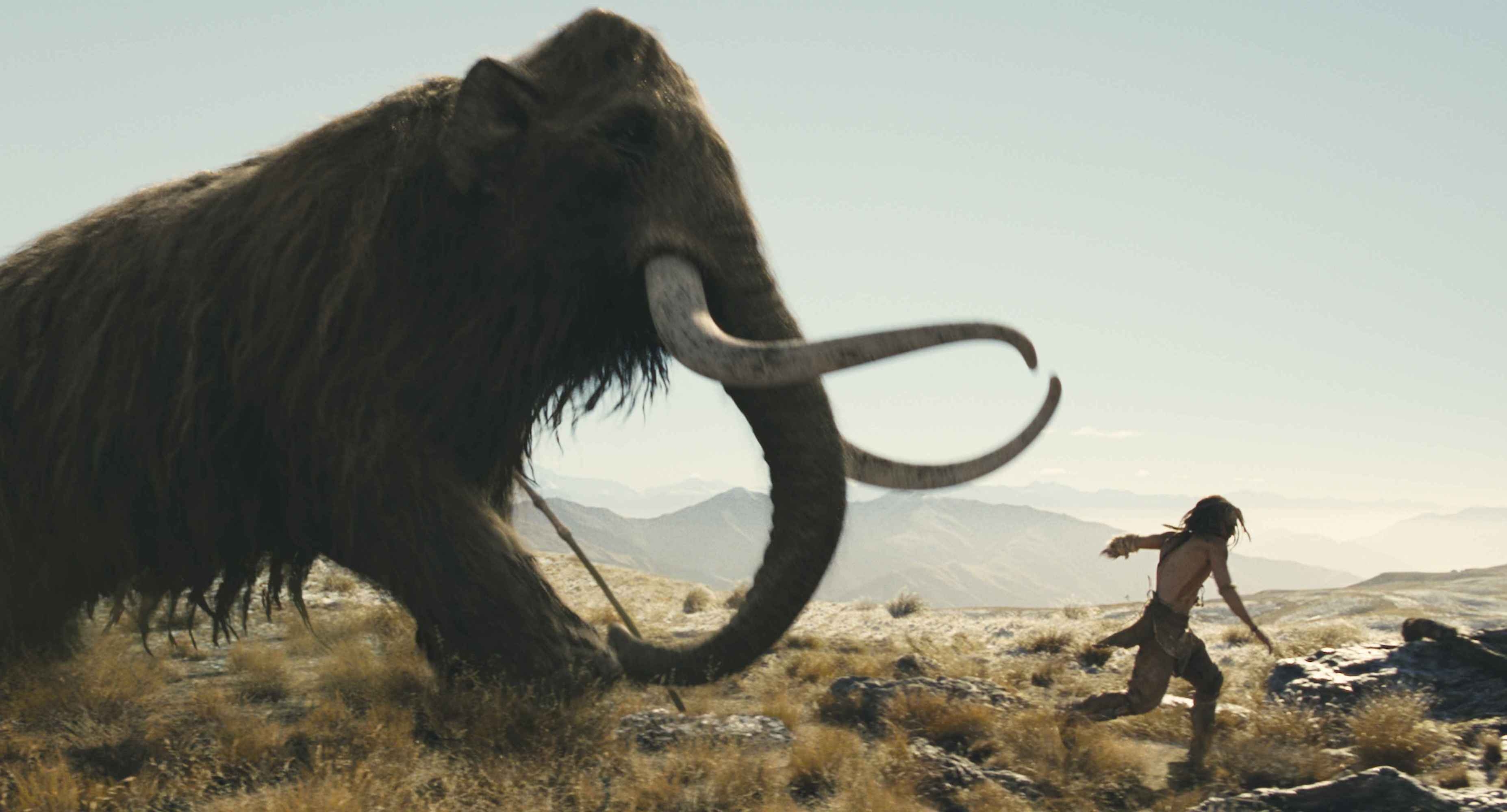 000 Bc The Escape Of A Large Elephant, - Woolly Mammoth 10000 Bc ...