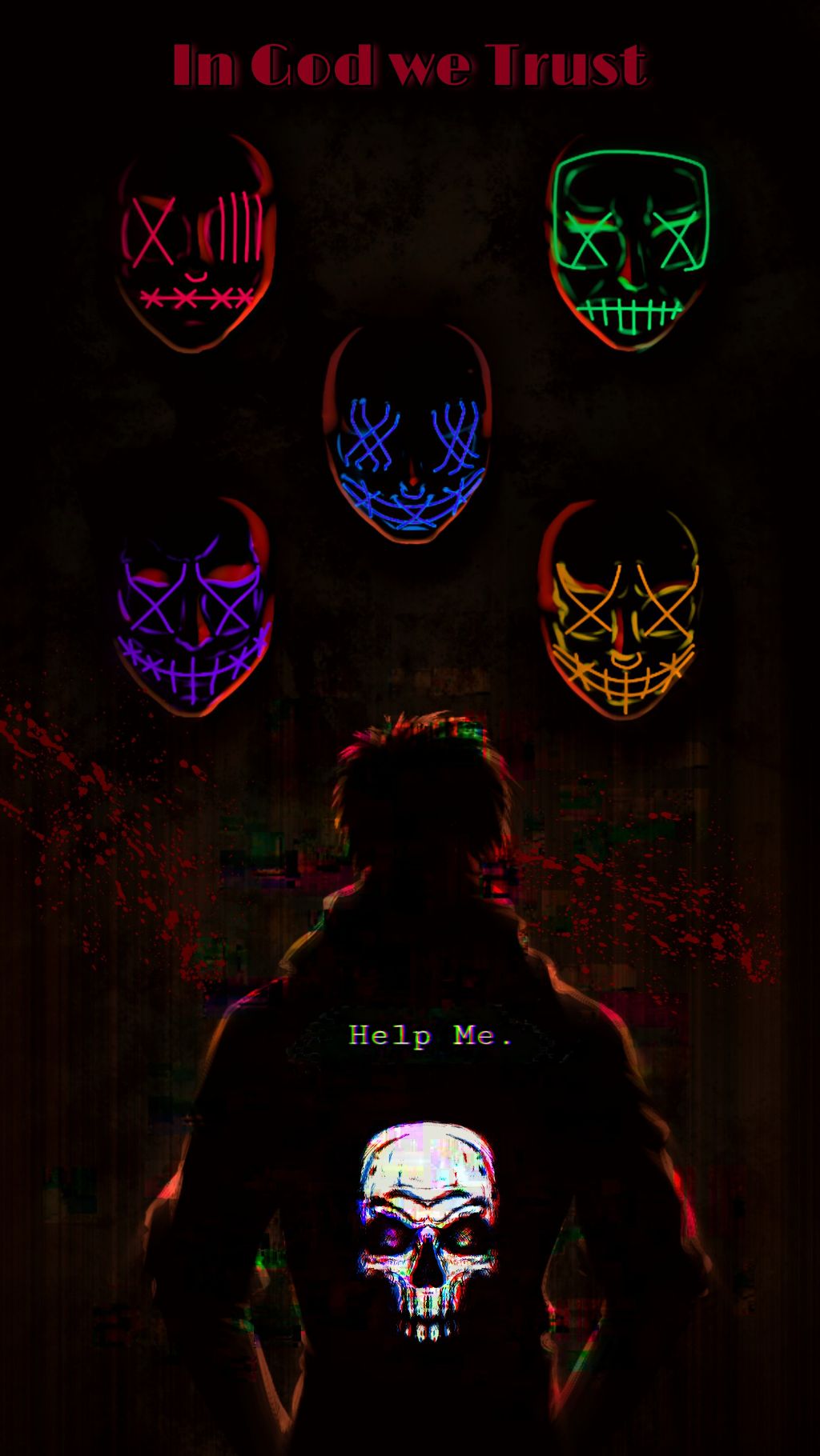 In God We Trust - Cool Purge Mask (#3002720) - HD Wallpaper ...