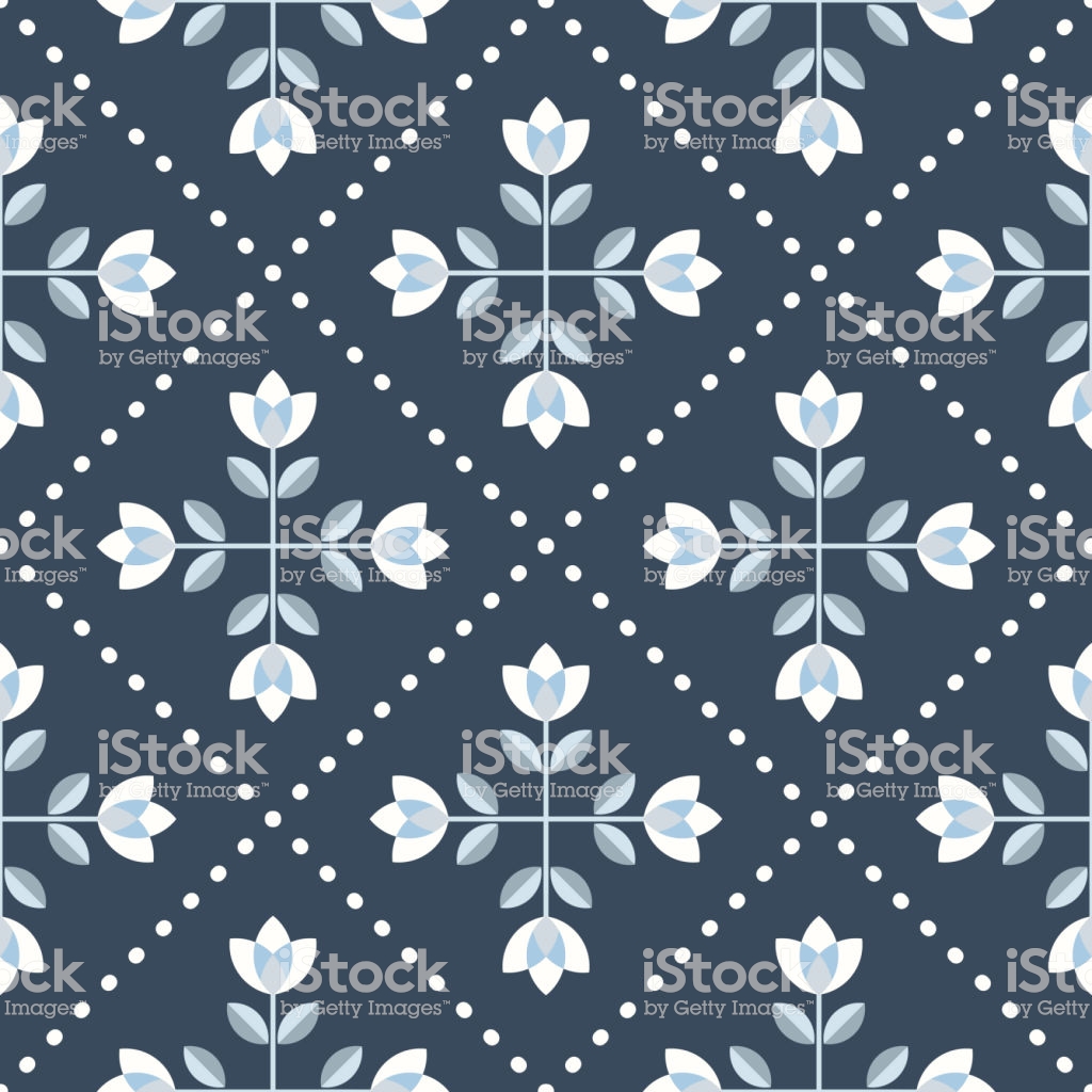 Scandinavian Floral Background, Mid Century Wallpaper, - Scandinavian ...