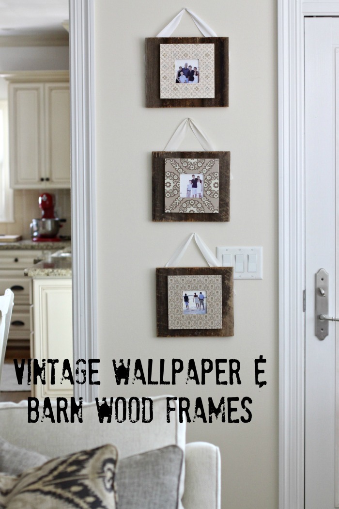 Pinterest Graphic, Barn Wood & Vintage Wallpaper Frames - Interior ...