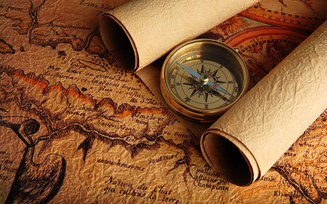 Compass Wallpaper - Navigation In Middle Ages (#3015704) - HD Wallpaper ...
