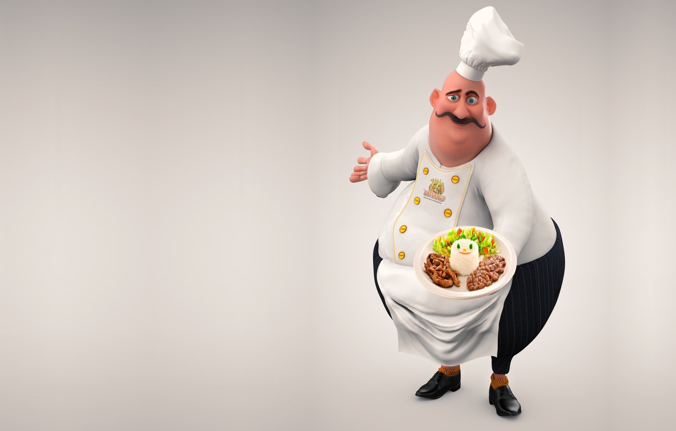Photo Wallpaper Food, Cook, Chief, Guilherme Gomes, - Chef 3d (#3016298 ...