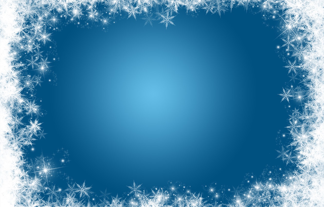 Photo Wallpaper Winter, Snow, Snowflakes, Background, - Snowflakes ...