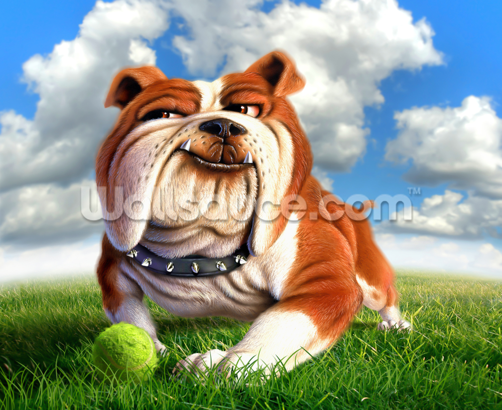 Bulldog Wallpaper Mural - Dog (#3017677) - HD Wallpaper & Backgrounds ...